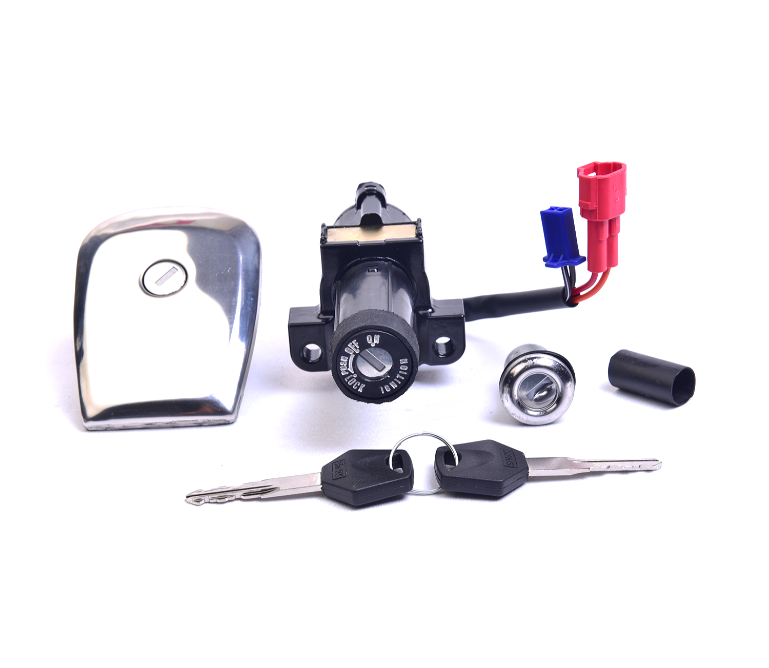 Lock Kit Set Of 3 For TVS Star City Plus 110 Spark Minda
